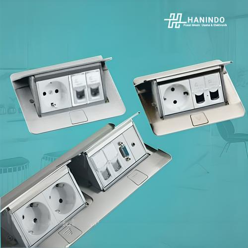 Jual Stop Kontak Lantai Legrand 8 Modul / Floor Socket Legrand Hdmi Vga ...