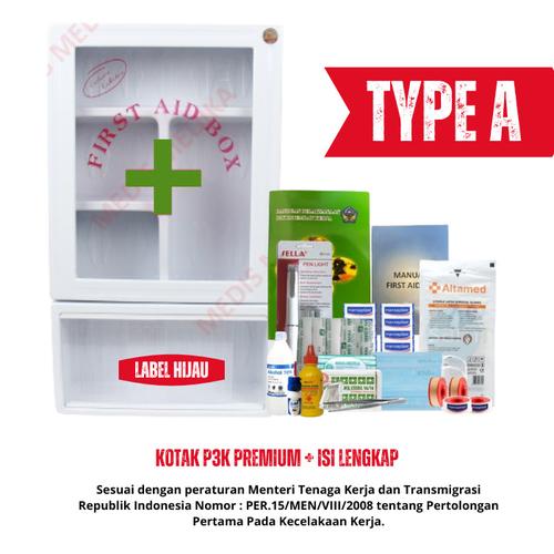 Jual Kotak Obat P3K Dinding Premium MC-15 + Isi Obat Lengkap Standar ...