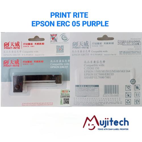 Jual PRINT RITE EPSON ERC 05 PRINTRITE ERC05 SEAMLESS PRINTER RIBBON ...