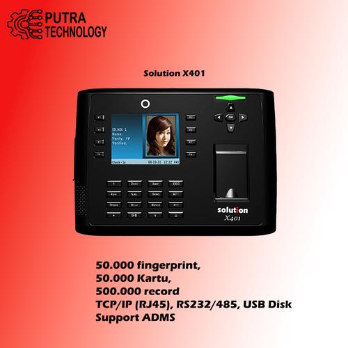 Jual Mesin Absen Fingerprint Solution X401 ( Support Akes Door ) - Kab ...