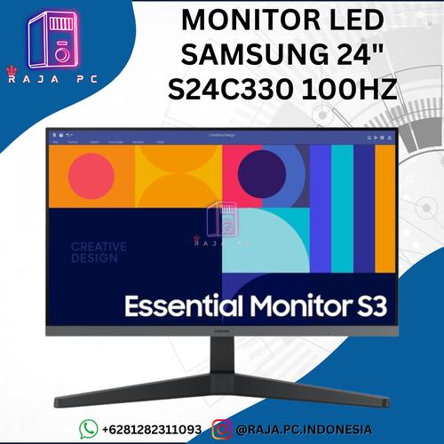 Jual Monitor LED Samsung 24" S24C330 IPS FHD 100Hz Bergaransi Resmi ...