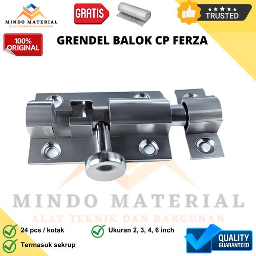 Jual Grendel Pintu Balok Silver FERZA - 2 Inch - Kab. Bekasi - Mindo ...