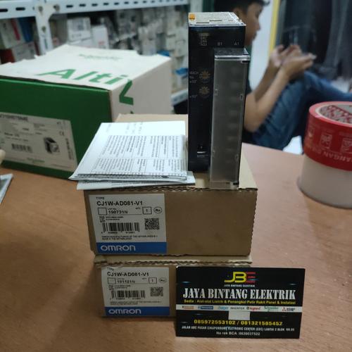 Jual PLC OMRON Analog Input Modul CJ1W-AD081-V1 ORIGINAL - Kota Bandung ...