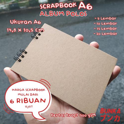 Promo Scrapbook A6 Aesthetic Mini Album vintage story book kado ...