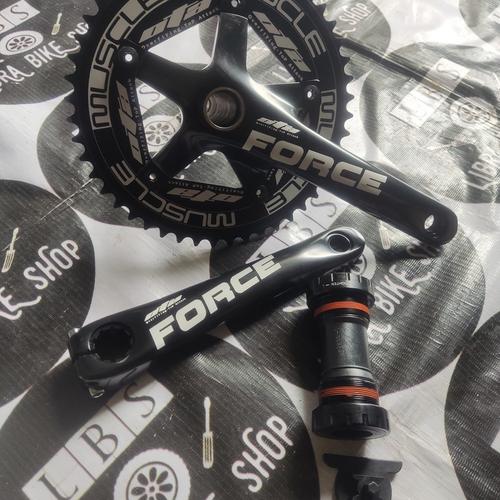 Jual CRANK SET OTA FORCE MUSCLE HOLLOWTECH 2 FIXIE FIX GEAR 48T HITAM ...