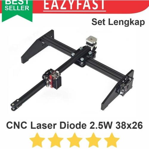 Jual Mesin CNC Laser Engraver Engraving Cutting Ukir Kayu Kulit 2.5W ...
