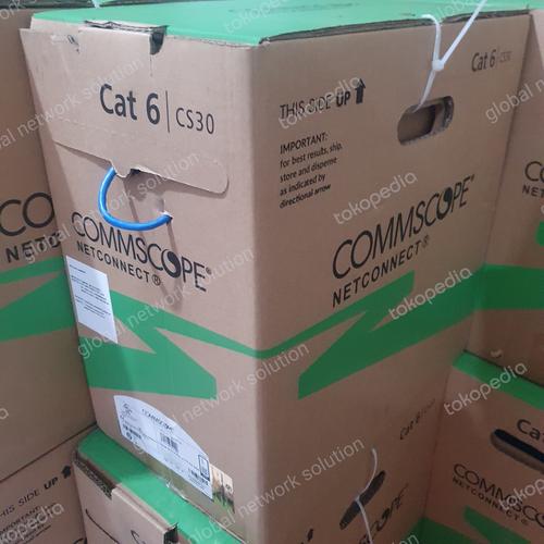 Jual kabel utp cat 6 commscope biru 305m, 1roll kabel lan cat6 ...