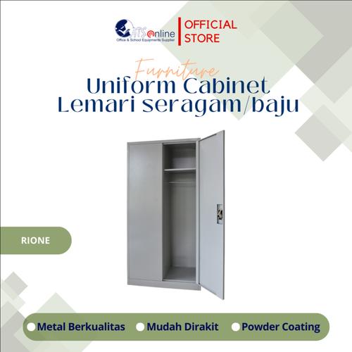 Promo Rak Lemari Baju Seragam Bahan Metal Besi Minimalis RIONE - Kab ...