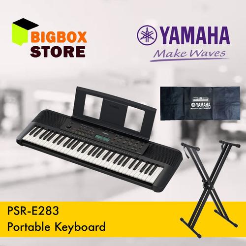 Promo Yamaha Keyboard PSR-E283 / PSRE283 / PSR E283 Plus Stand , Cover ...