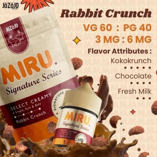 Jual Miru Signature Series Rabbit Crunch 60ML by Jozojo Brew - Liquid ...