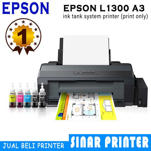 Jual Printer Epson L1300 A3 Printer Epson L 1300 A3 A3+ GARANSI siap ...