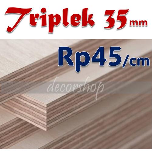 Jual TRIPLEK 3mm, 4mm, 5mm, 8mm, 9mm, 12mm, 15mm|18mm Harga /cm - 35mm ...