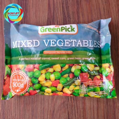 Jual Frozen Mixed Vegetables Sweet Corn Green Peas Carrot Green Bean ...