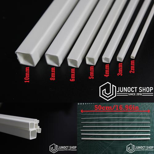 Jual ABS Square Tube - Hollow Plastik Maket Pipa Kotak Rongga Stick PVC ...