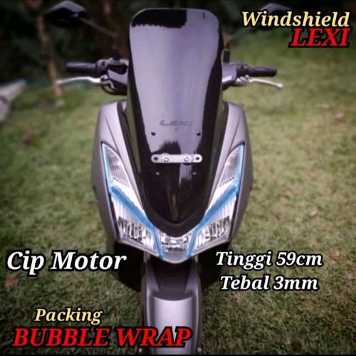 Jual Visor Winsil Windshield Lexi Tinggi Rayben smoke clear Hitam ...