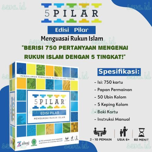 Jual ISLAMIC BOARD GAME 5 PILAR EDISI PILAR MENGUASAI RUKUN ISLAM ...