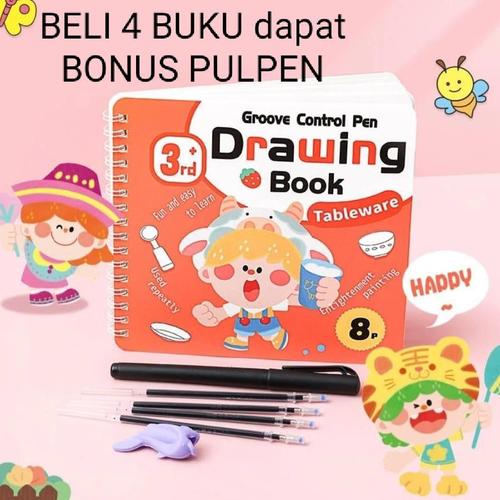 Jual Buku Mewarnai Anak Drawing Book berbagai tema - insect - Kota ...