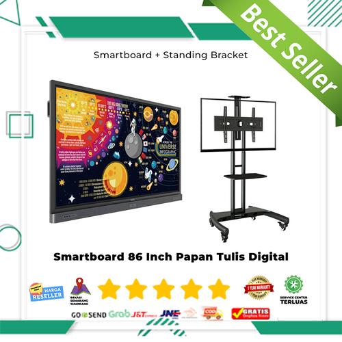 Jual Smartboard 86" Papan Tulis Digital | Smartboard + Standing Bracket ...