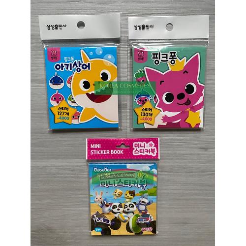 Jual Baby bus mini sticker book / pinkfong baby shark family sticker ...
