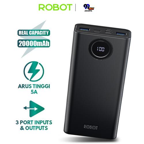 Jual ROBOT RT31 POWERBANK ROBOT 30000mAh 18W RT23 3 OUTPUT 3A FAST ...