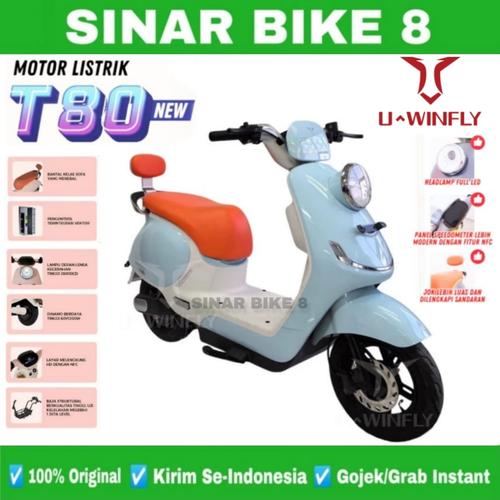 Jual Sepeda Motor Listrik Uwinfly T80 NEW TERBARU T80 1200 Watt - Grey - Kota Tangerang - Toko ...