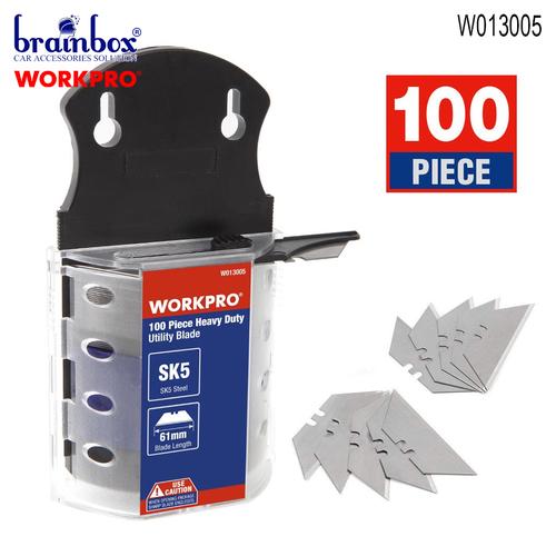 Jual Workpro W013005 100PCS Heavy Duty Utility Blade Isi Cutter Pisau ...