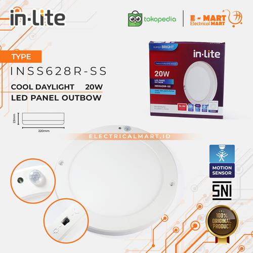 Jual INLITE LED Panel Outbow OB INS628-SS 20W Sensor Gerak Sensor ...