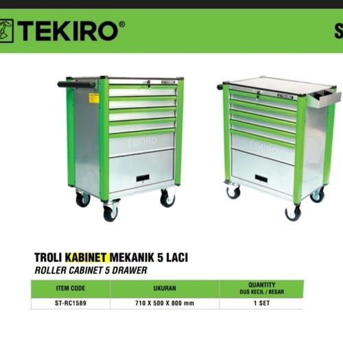 Jual TEKIRO CABINET 5 DRAWER TROLI/ KABINET MEKANIK 5 LACI - Jakarta ...