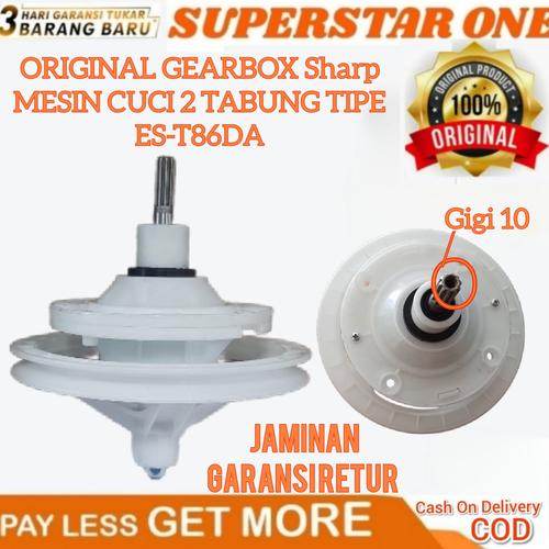 Jual Original Gearbox Sharp Mesin Cuci 2 Tabung Tipe ES-T86DA - Kab ...