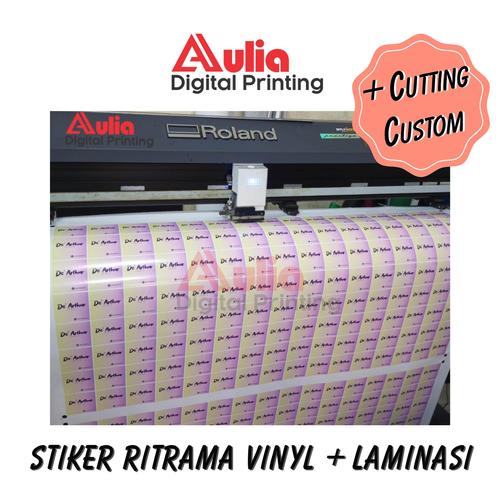 Jual Cetak Stiker Ritrama Vinyl Meteran + Laminasi & Cutting Custom ...