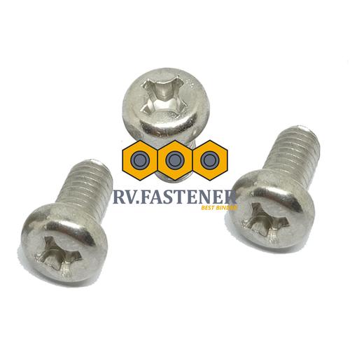 Promo BAUT JP M4 STAINLESS STEEL 304 | DRAT 4 MM PITCH 0.70 MM OBENG PLUS - UKURAN 4X6 - Kab ...