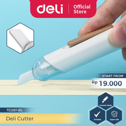Promo Deli Cutter / Pisau Pemotong Kertas Ceramic Blade Anti Karat ...