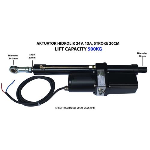 Jual AKTUATOR HIDROLIK PUMP HYDRAULIC ACTUATOR KAPASITAS 500KG, 24V 30CM - aktuator - Jakarta ...