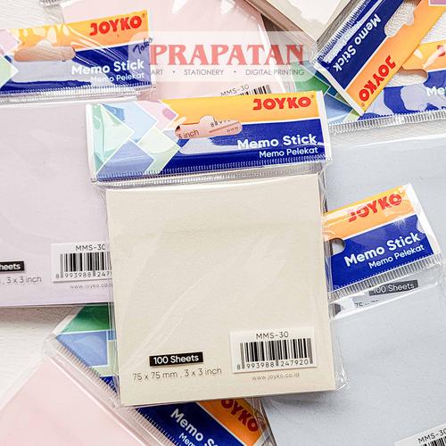 Jual Joyko Memo Stick 75x75mm MMS-30 / Sticky Notes - Pastel Purple ...