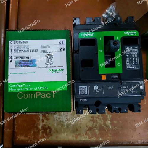 Jual MCCB NSX160F 3P 160A TM160D 112-160A 36KA C16F3TM160 Schneider - Jakarta Pusat - JSM KENARI ...