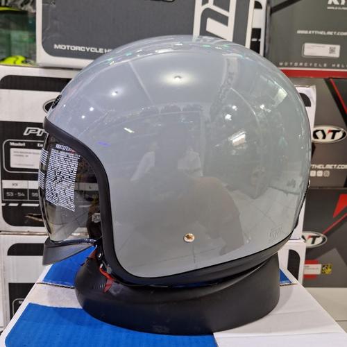 Jual HELM RETRO MDS MAGNUM SOLID SERIES TERBARU SNI - Putih, XL - Kab ...