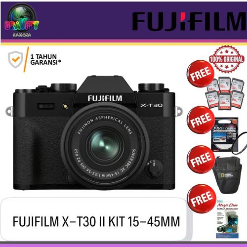 Jual FUJIFILM X-T30 II KIT 15-45MM / FUJIFILM XT30 MARK II KIT 15-45MM ...