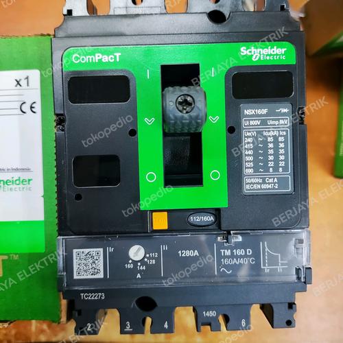 Jual MCCB NSX160F 3P 160A 36KA LV430630 SCHNEIDER Adjustable 112-160A - Jakarta Pusat - ELECTRIC ...