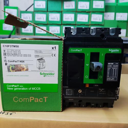 Jual MCCB NSX100F 3P 25A 32A 40A 50A 36KA Schneider C10F3TM025-032-040-050 - 3P 50A - Jakarta ...