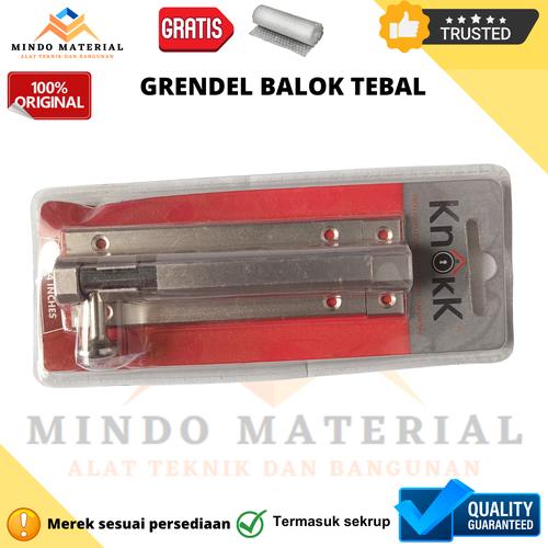 Jual Grendel Pintu Balok Tebal KNOK - 12 inch - Kab. Bekasi - Mindo ...