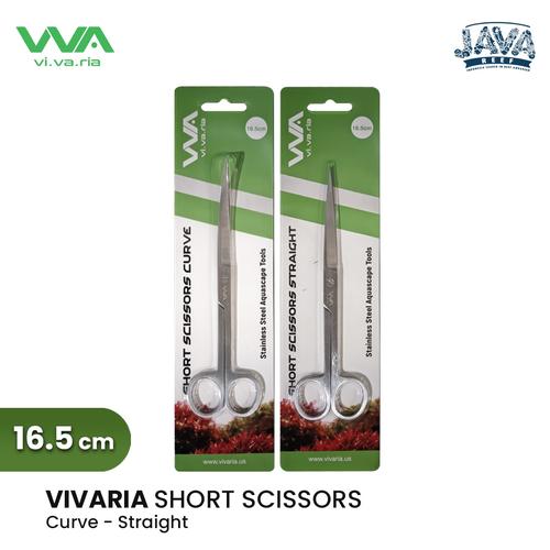 Jual Vivaria Short Scissors 16.5cm - Gunting Aquascape - Curved 16.5cm ...