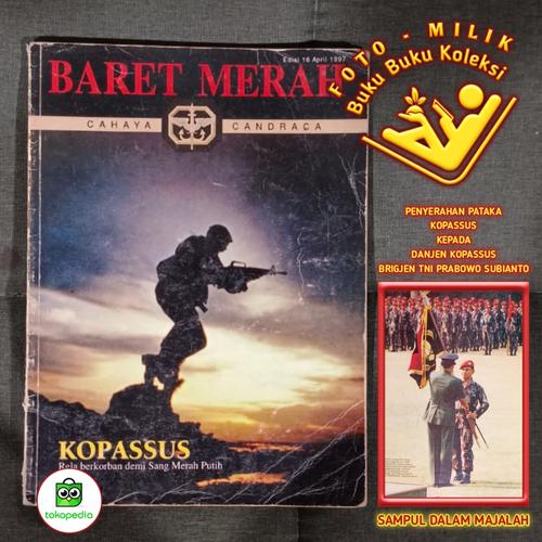 Jual MAJALAH BARET MERAH YANG TERBIT PADA ERA MAYJEN TNI PRABOWO ...