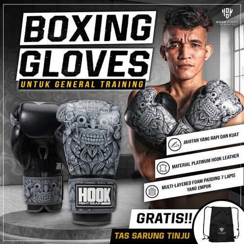 Jual Sarung Tinju Boxing Hook Gloves Muaythai Sarung Tangan Muay Thai ...