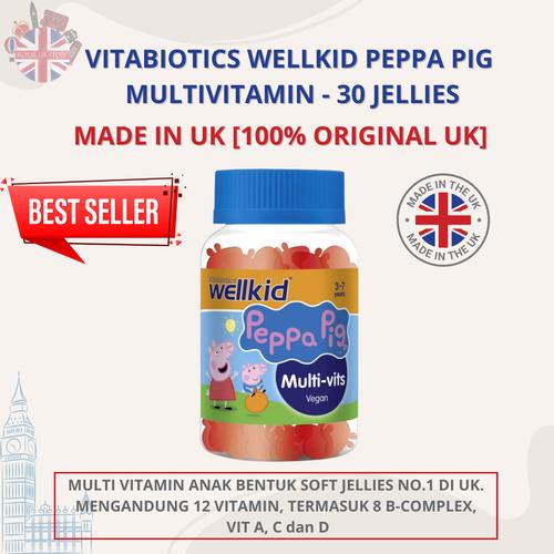 Promo Vitabiotics Wellkid Peppa Pig Multivitamin Jellies Anak *UK ...
