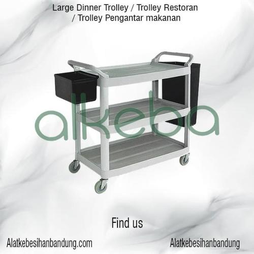 Jual IR Troli dorong 3 step / trolley with bucket Hotel Rumah Sakit ...