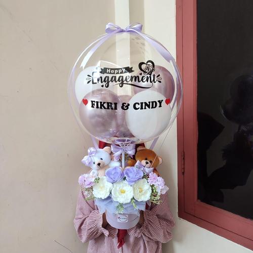 Jual Buket Balon Bucket Bunga Buket Balon Kado Hadiah - Lilac - Jakarta ...