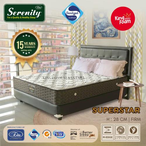 Jual Springbed Elite Serenity Superstar FULLSET [Ready Semua Ukuran ...