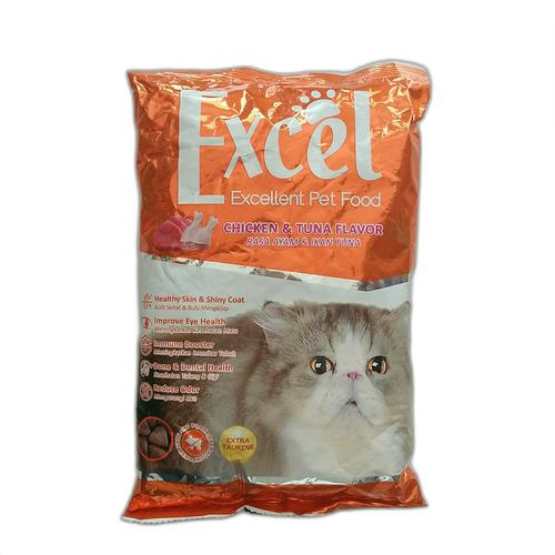 Jual Excel 500gr fresh pack Rasa Chicken & Tuna bentuk Segitiga - Kota ...