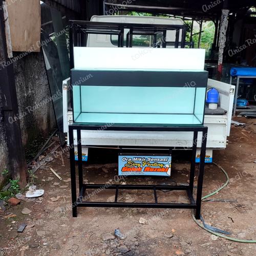 Jual PAKET AQUARIUM 100X40X40 + RAK HOLO 4X4 GALVANIS ANTI KARAT - Kota ...