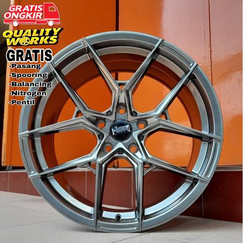 Jual Velg Modifikasi Mobil Honda Wrv, Hrv, Ring 18 Hsr Wheel Wurzburg-2 ...
